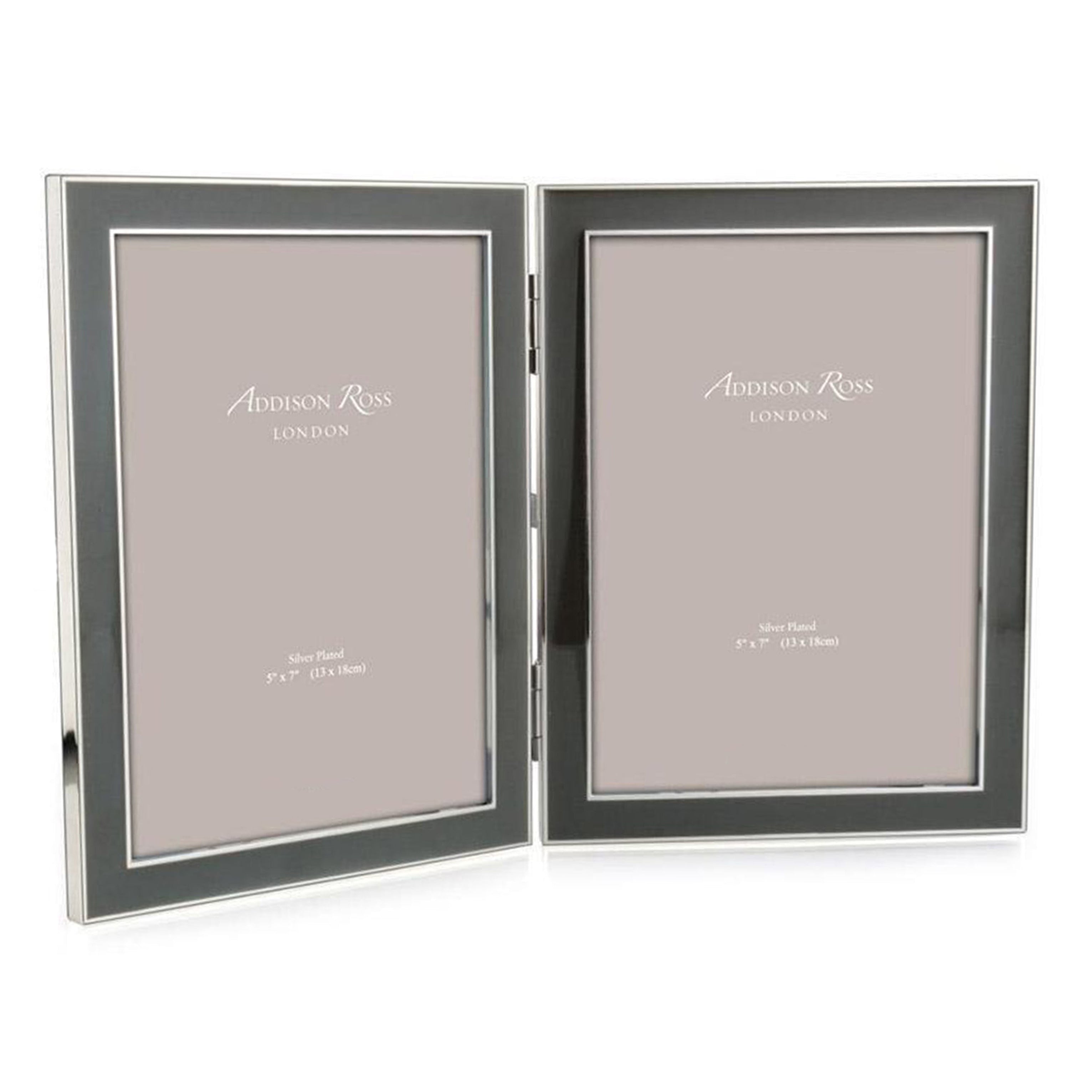 Silver Trim, Double Chiffon Enamel Picture Frame – Addison Ross Ltd USA