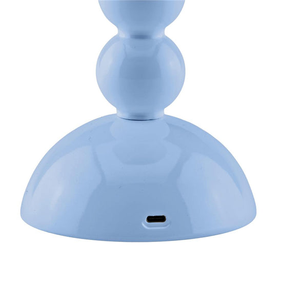 Pale Denim Lacquer Rechargeable Bobbin LED Lamp – Addison Ross Ltd USA