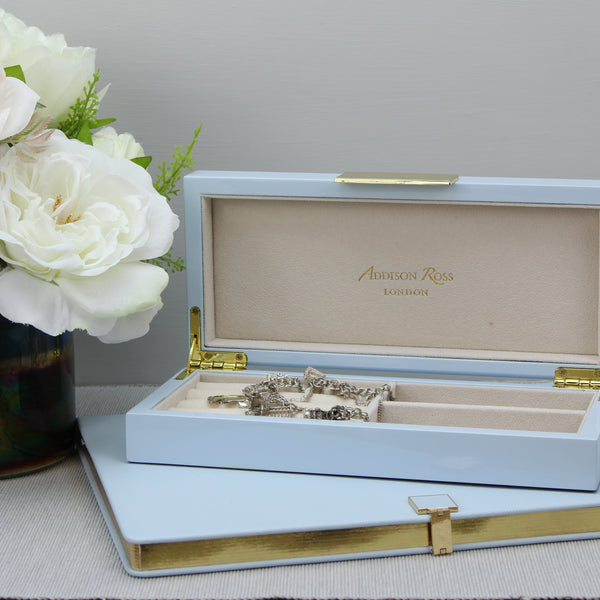 Light Blue Lacquer Box With Gold – Addison Ross Ltd USA